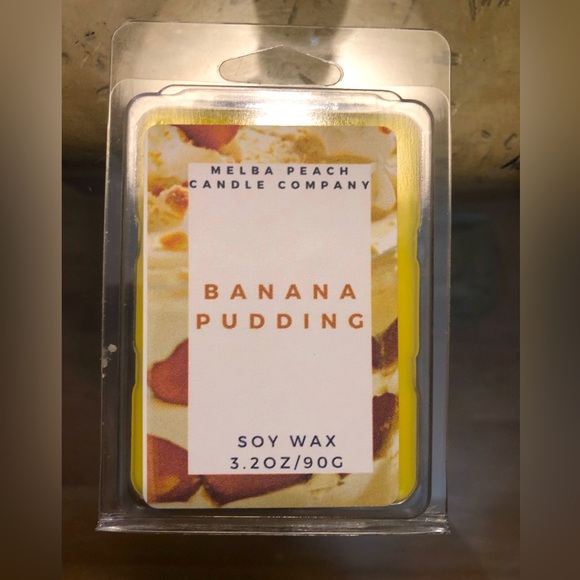 Melba Peach Candle Company | Accents | Banana Pudding Soywax Waxmelt ...